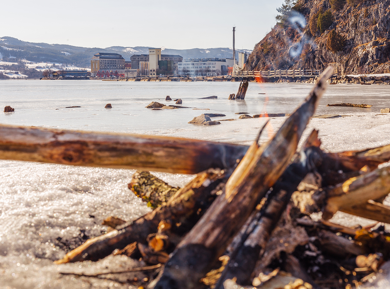 The industrial promenade in Notodden - City hiking in Notodden - notodden