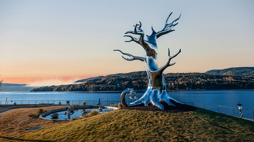 The industrial promenade in Notodden - City hiking in Notodden ...