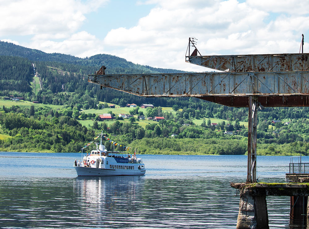 The industrial promenade in Notodden - City hiking in Notodden ...
