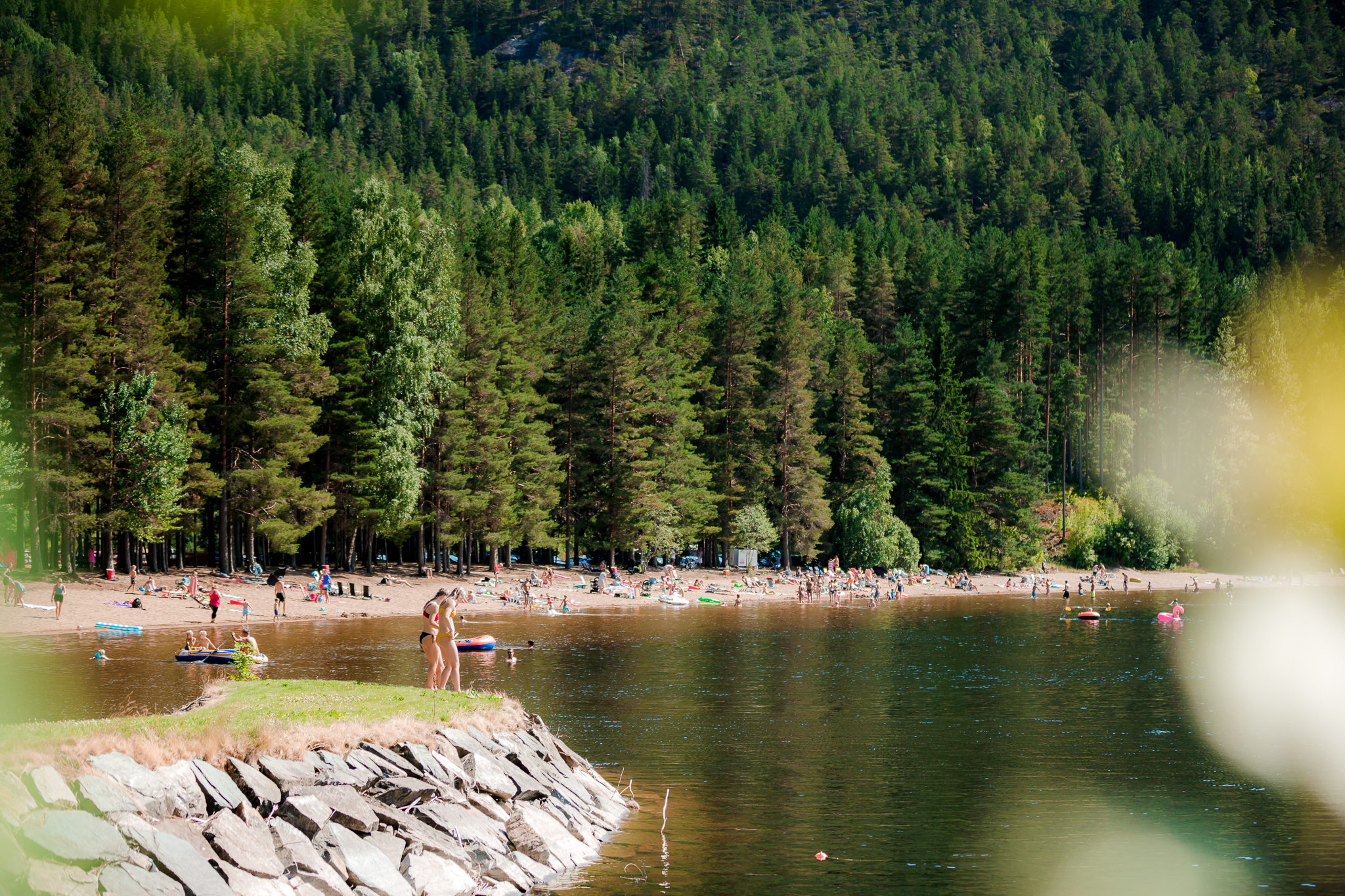 Telnessanden beach - Beach in Seljord, Seljord - Seljord